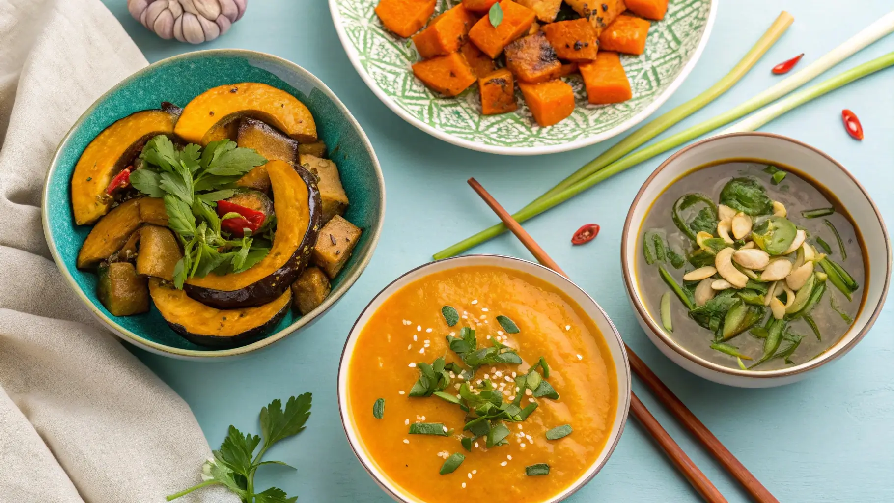 Chinese Squash Recipes Kabocha Vegan for Healthy Dishes