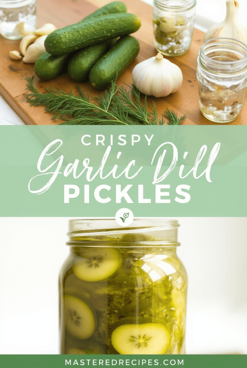 Crispy Garlic Dill Pickles for Canning – Easy Recipe! - Mastered Recipes