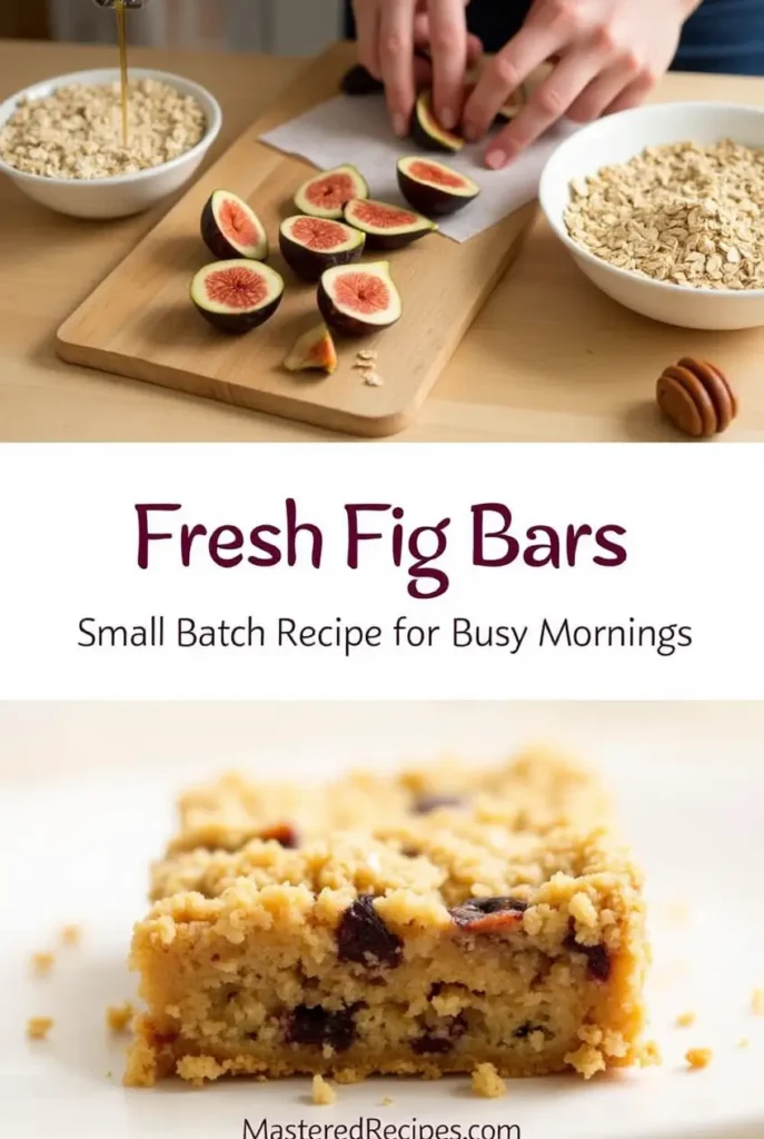 Fresh Fig Bars – Small Batch Recipe for Busy Mornings - Mastered Recipes