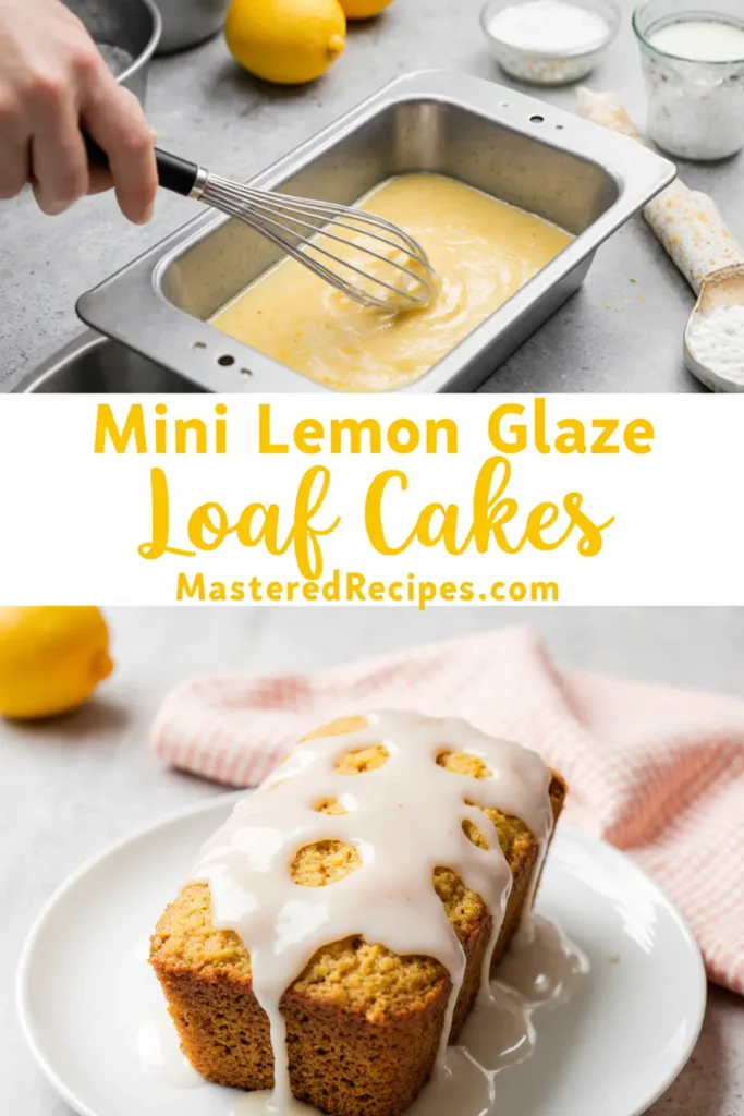 Mini Lemon Glaze Loaf Cakes – Amazing Spring Brunch Treat - Mastered ...