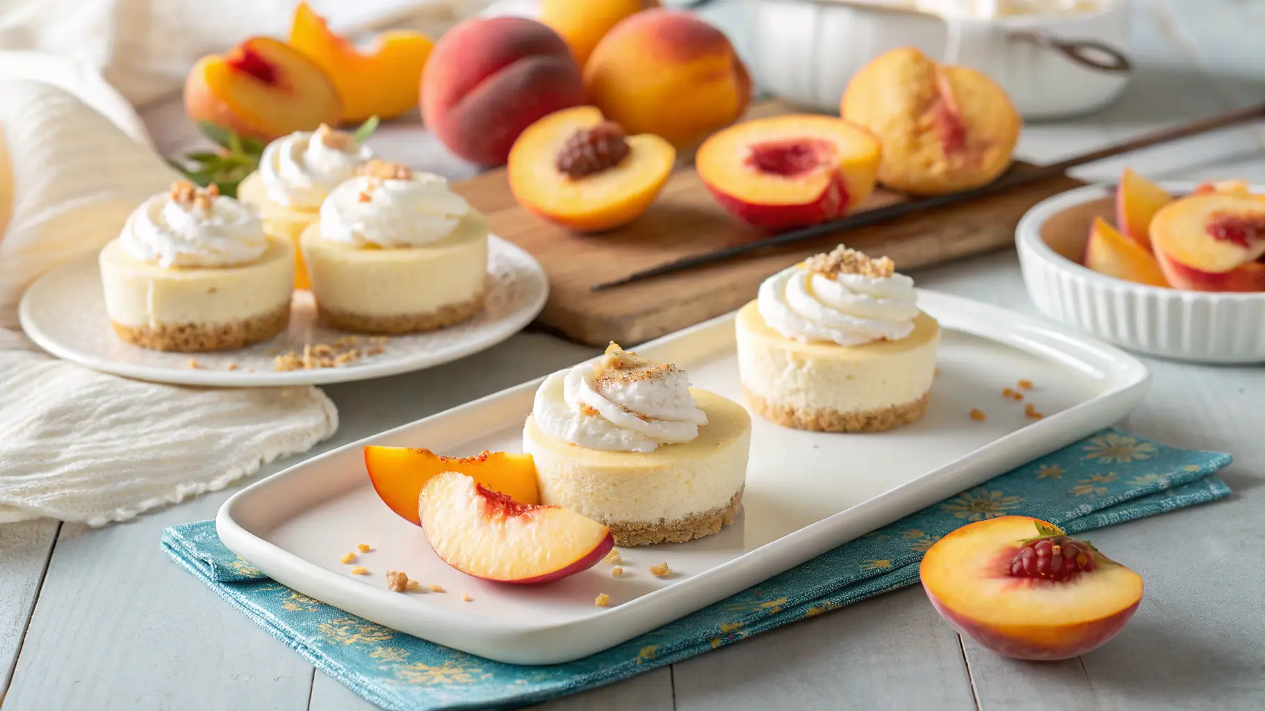 5-Minute No-Bake Peach Cheesecake Bites You’ll Crave - Mastered Recipes