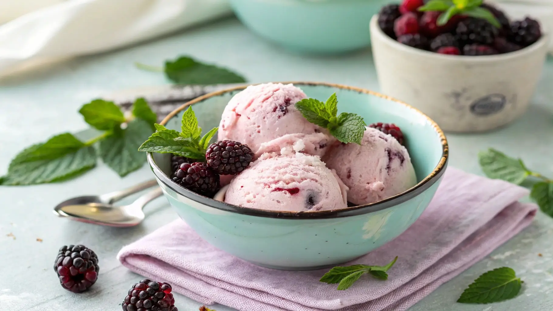 No-Churn Mulberry Ice Cream – 3 Ingredient Summer Dessert - Mastered ...