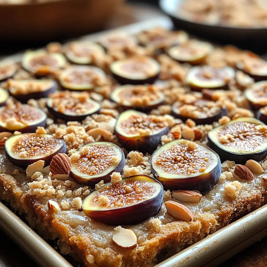 Rustic Fresh Fig Cake with Almond Crumble - Mastered Recipes