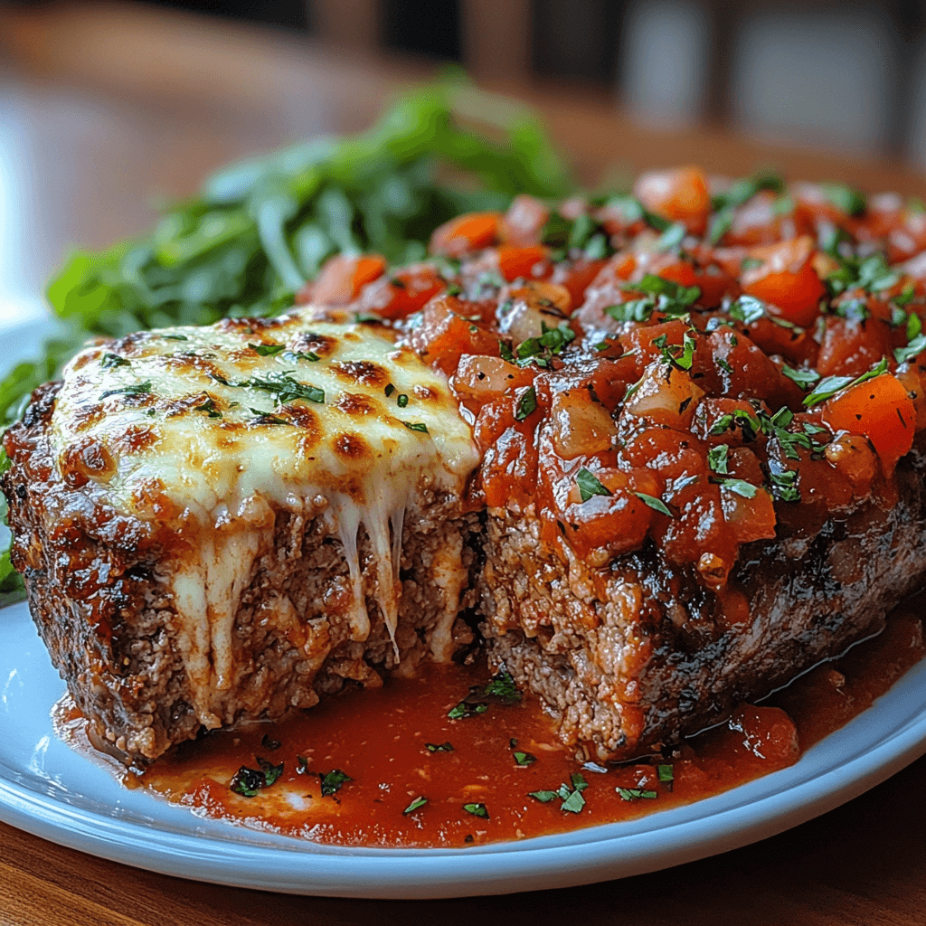 Italian‑Style Meatloaf with Mozzarella Center – Bold & Cheesy ...