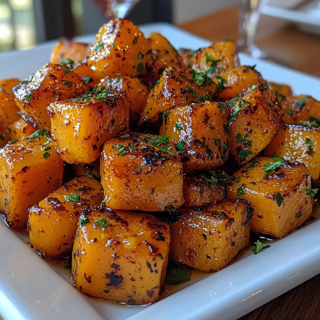 Easy Brown Sugar Roasted Butternut Squash Recipe