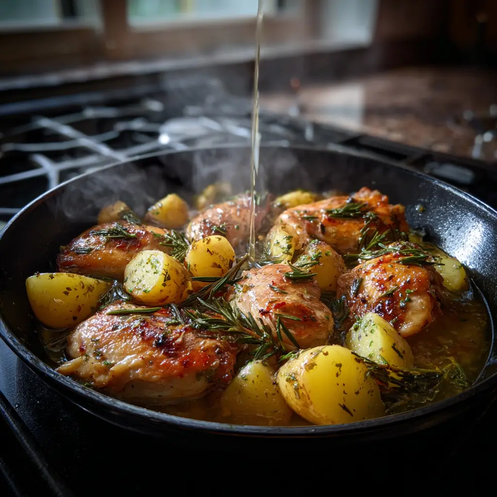 Maple Rosemary Chicken & Potatoes: Sweet, Herby, and Effortless Comfort