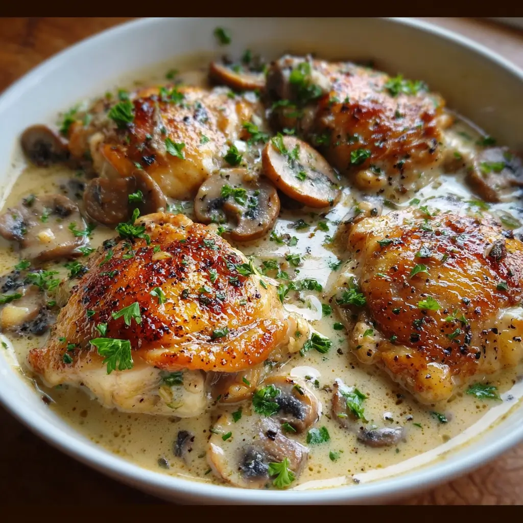 Creamy Chicken & Mushroom One Pot: Simple, Cozy, and Full of Flavor