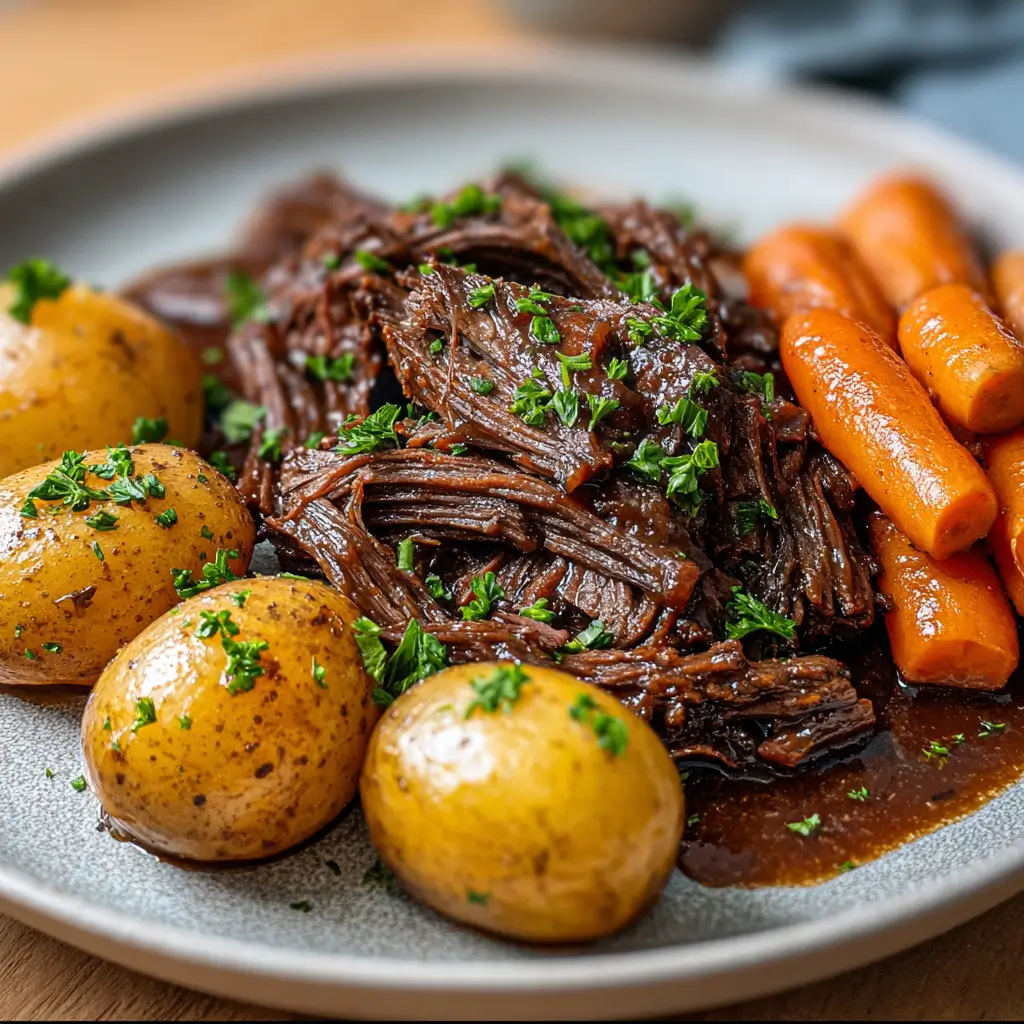 Crockpot Honey Balsamic Beef Chuck Roast | 5-Star Comfort Meal You’ll Crave