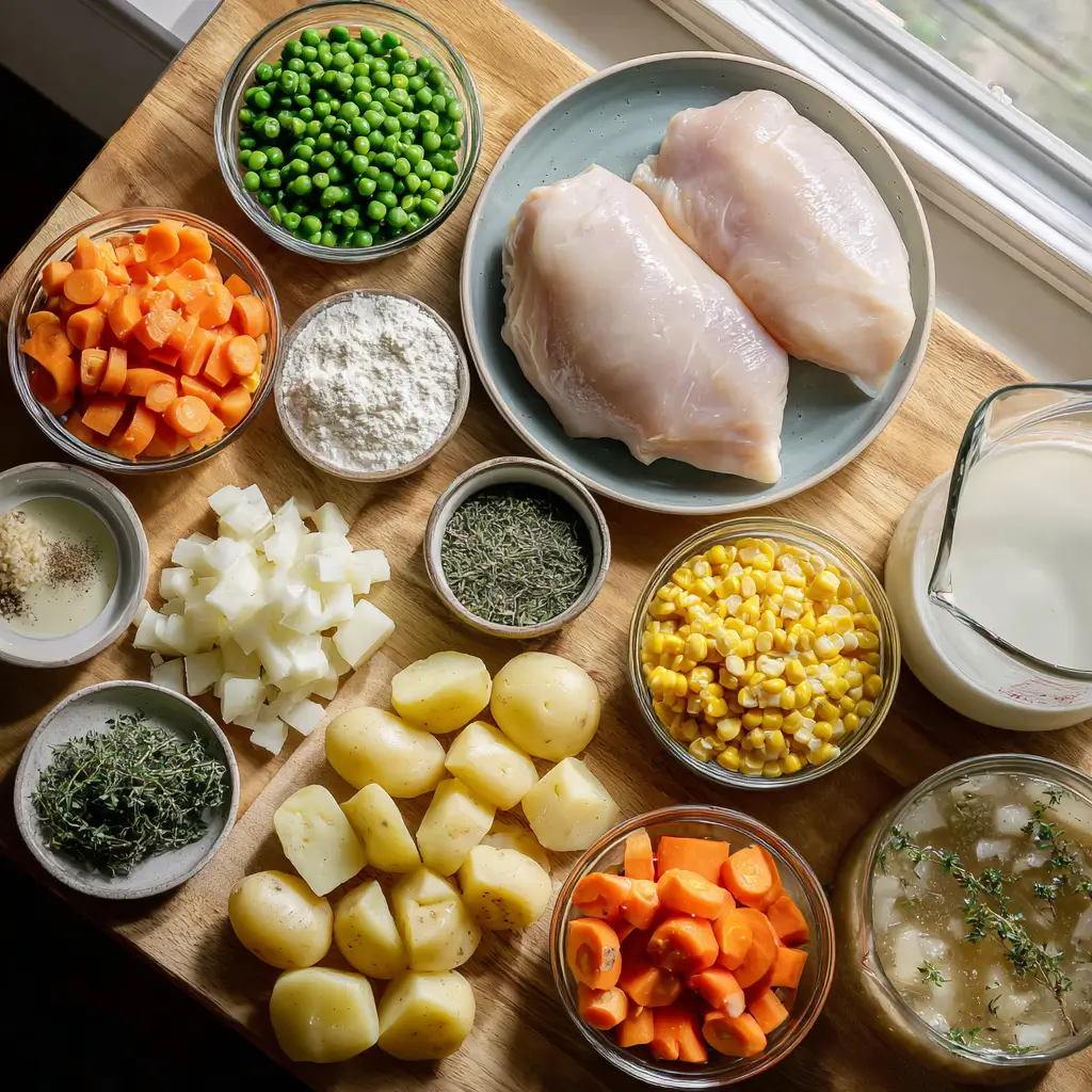 Slow Cooker Chicken Pot Pie Soup That’s Creamy and Comforting